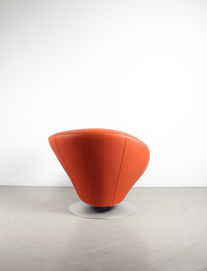 Leolux Parabolica Fauteuil Senso Cinnabar Leer – Aluminium - Zillions ...